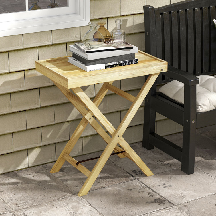 Outsunny Rectangular 2 - Person 53Cm Outdoor Side Table | Wayfair.co.uk